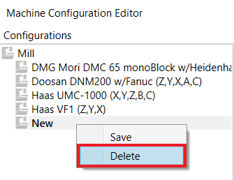 Machine Configuration Editor